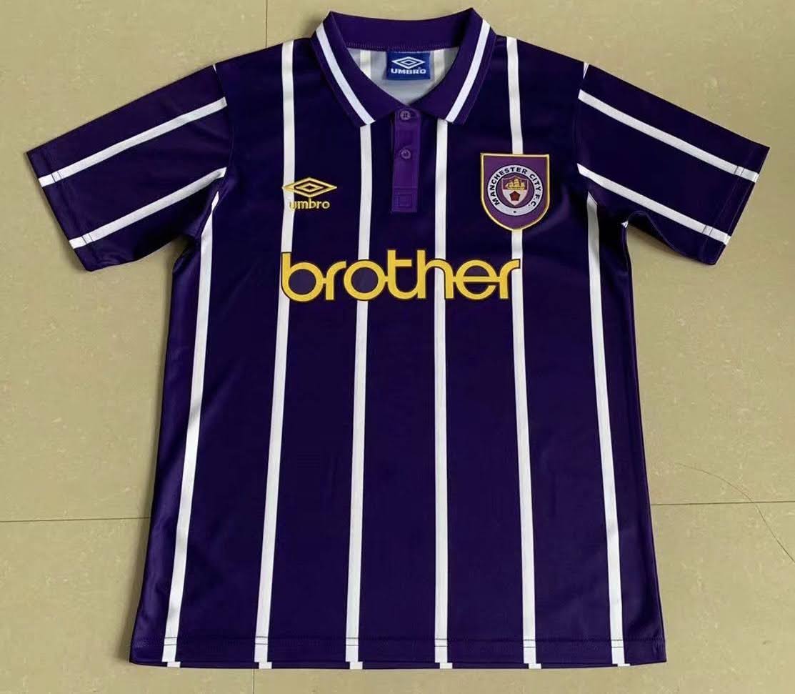 Manchester City 1992-94 Away Jersey – Vintage Kitman