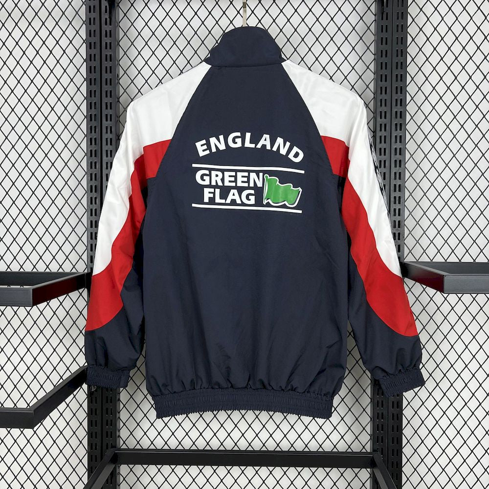 England 1998 Navy Retro Windbreaker Jacket – Vintage Kitman