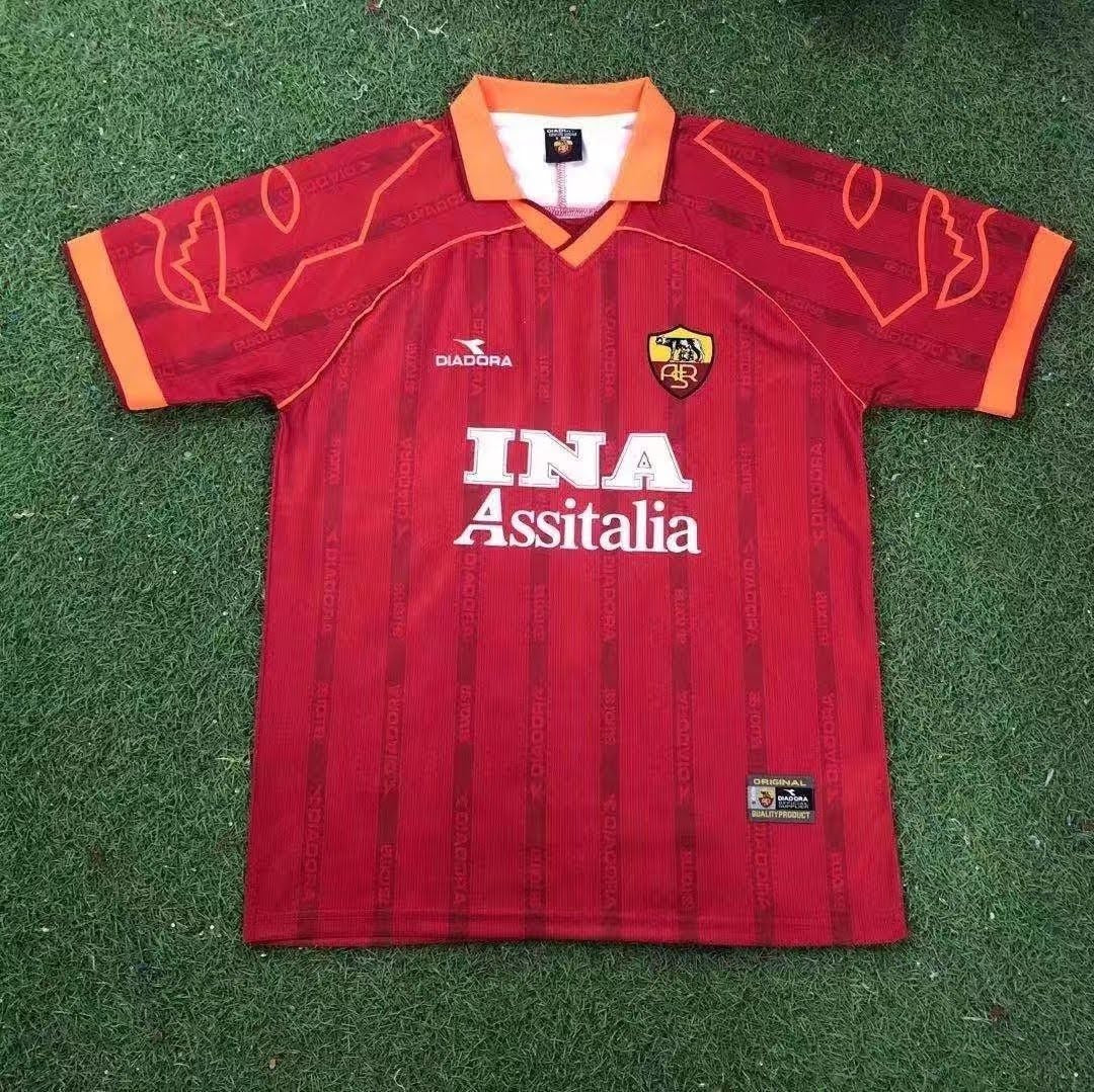 AS Roma 1999-2000 Home Jersey – Vintage Kitman