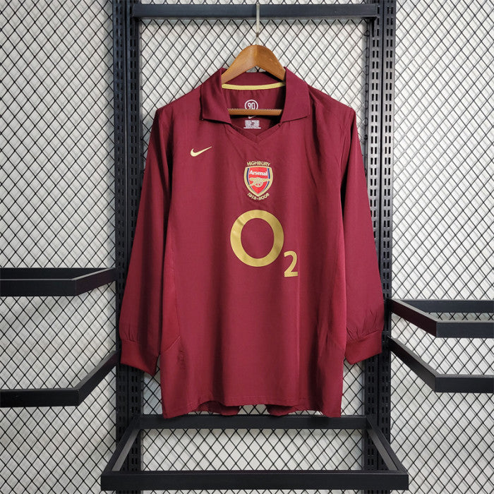 Arsenal FC 2005-2006 Home Long Sleeve Jersey – Vintage Kitman