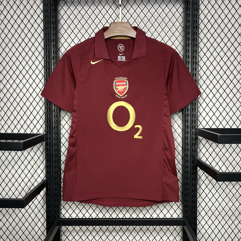 Arsenal FC 2005-2006 Home Jersey – Vintage Kitman