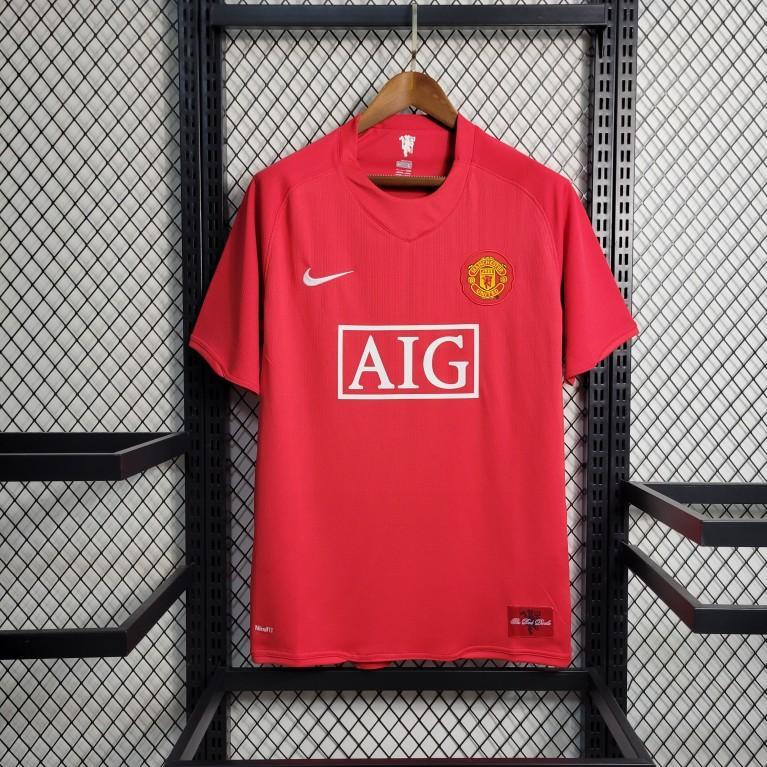 Manchester United 2007-2008 Home Jersey – Vintage Kitman