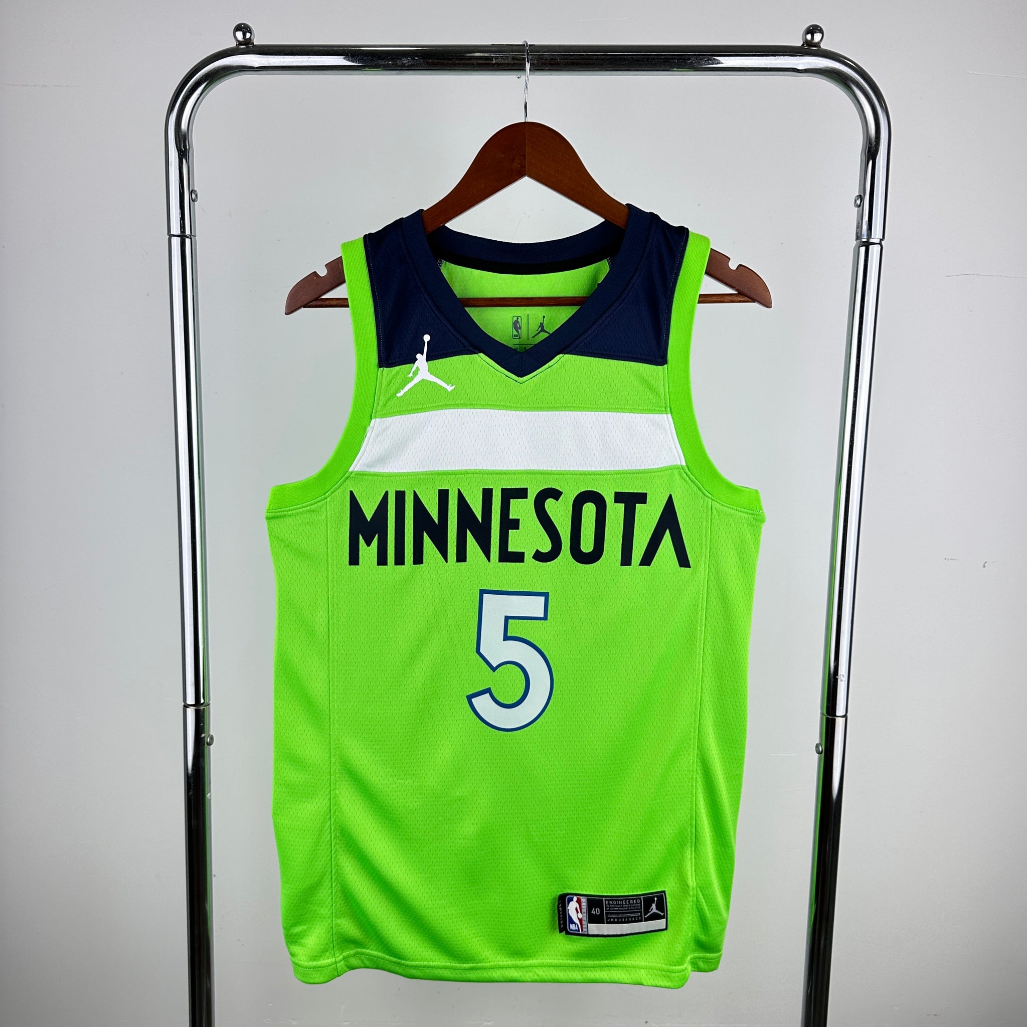 Minnesota Timberwolves 2021-22 Jordan Brand Lime Swingman Jersey - Sta ...