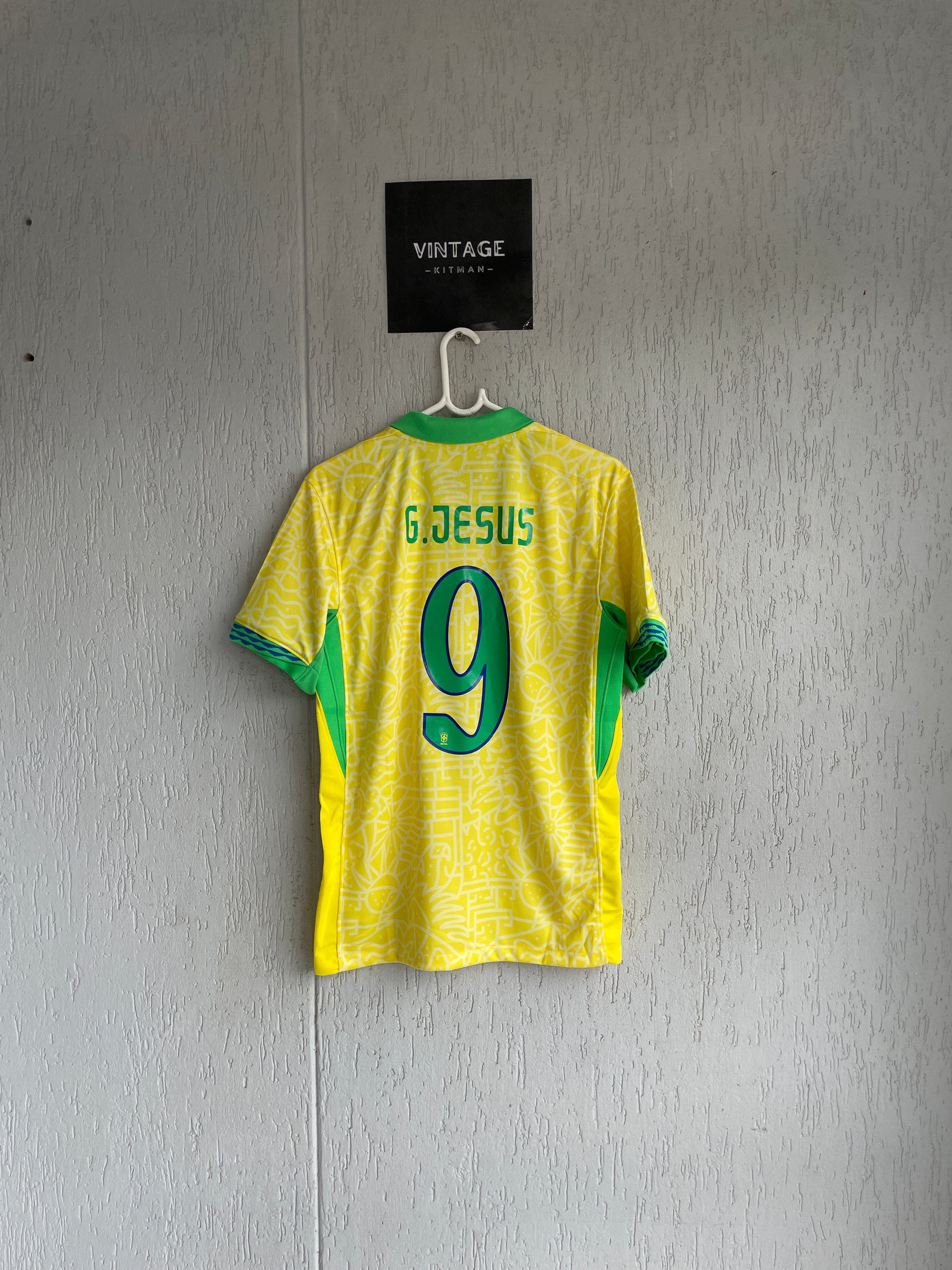 Brazil 2024 Home #9 G.JESUS (Small) – Vintage Kitman